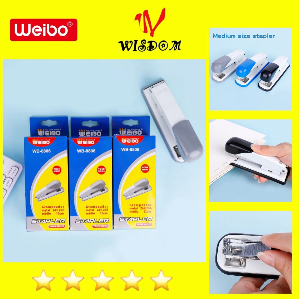 WISDOM WEIBO WB-8806 stapler NO.35 SCHOOL SUPPLIES/Giveaways | Shopee Philippines