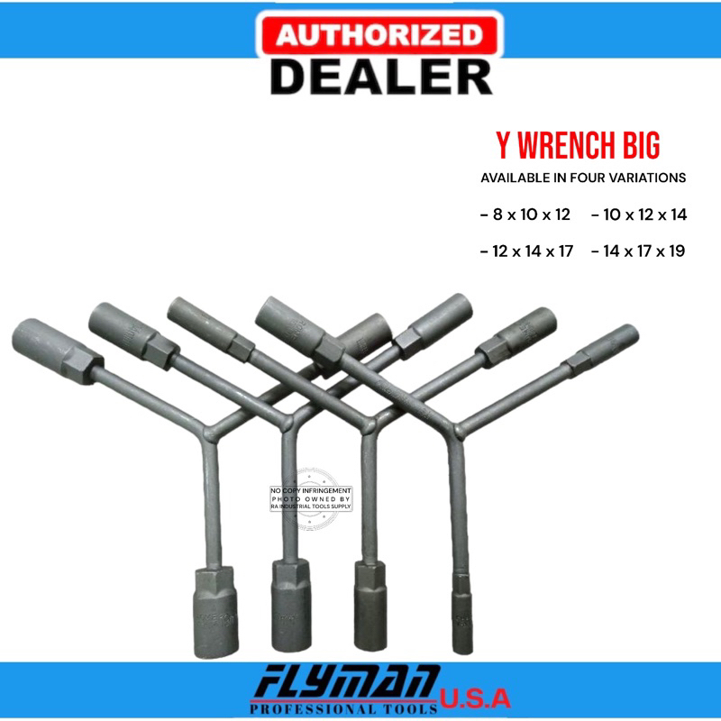 Flyman Tools Usa ( Y wrench Big ) | Shopee Philippines