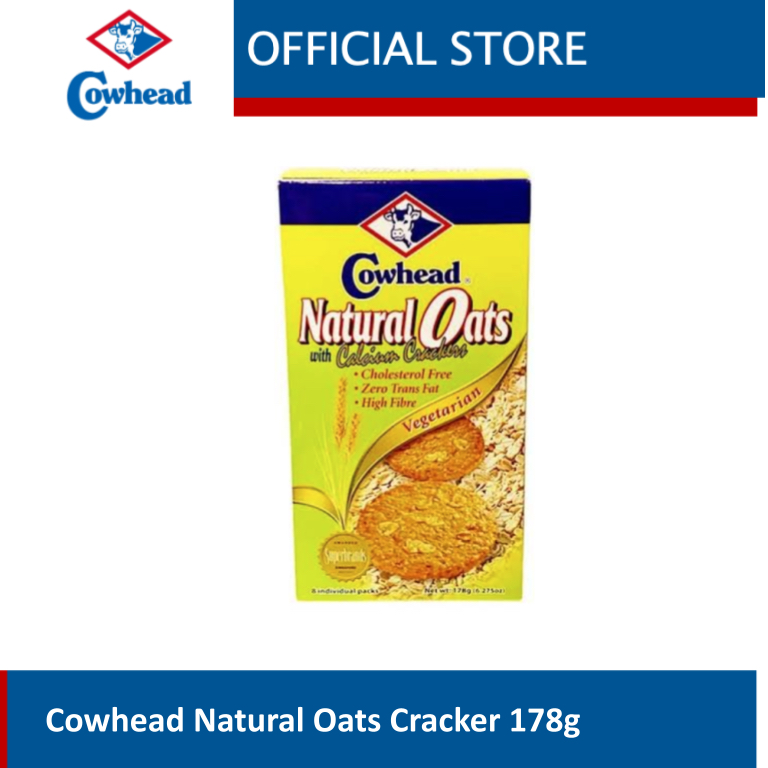 Cowhead Natural Oats with Calcium Cracker 178g | Shopee Philippines