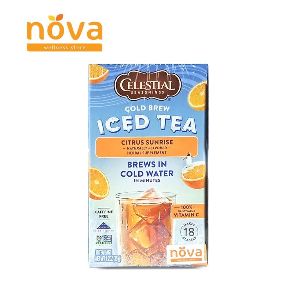 Celestial Seasonings Citrus Sunrise Cold Brew Iced Tea 35g (box ...