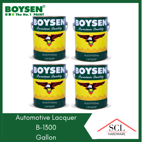 BOYSEN Automotive Lacquer B-1300 1 box of 4 Gallons | Shopee Philippines