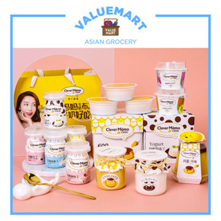 Clever Mama Milky Pudding Snack (Egg Pudding, Yogurt, Milk, Peach ...