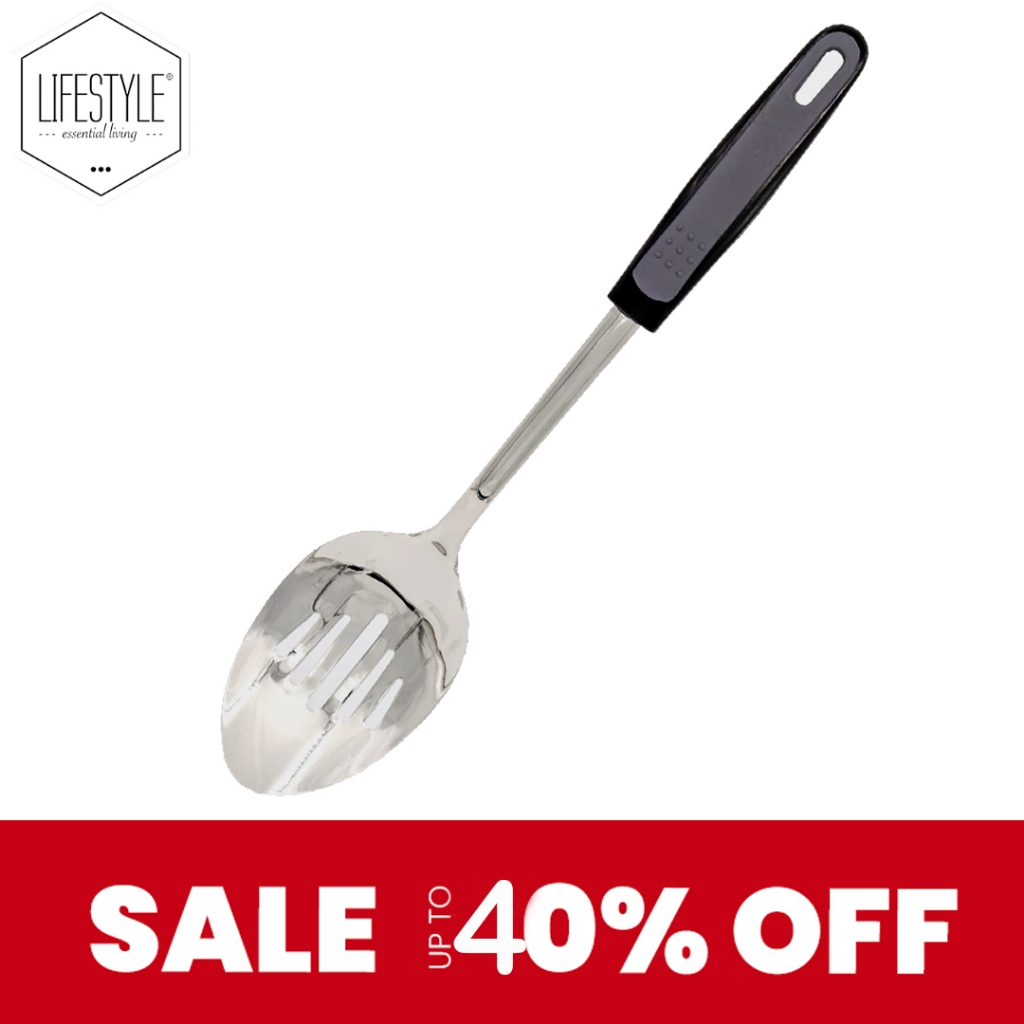 Lifestyle Stainless Slotted Spoon Kitchen Utensils Cookware Utensil ...