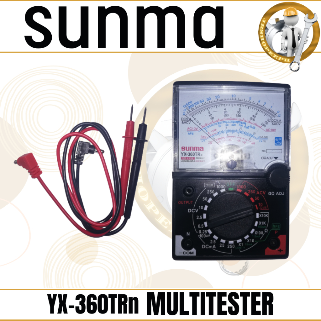 Jrshopeeph Sunma Multitester With Fuse And Diode Protection Tester ...