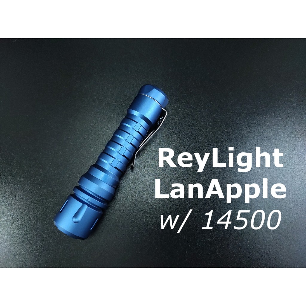 Reylight LanApple Aluminum Titanium with 14500 Battery Flashlight (Fast ...