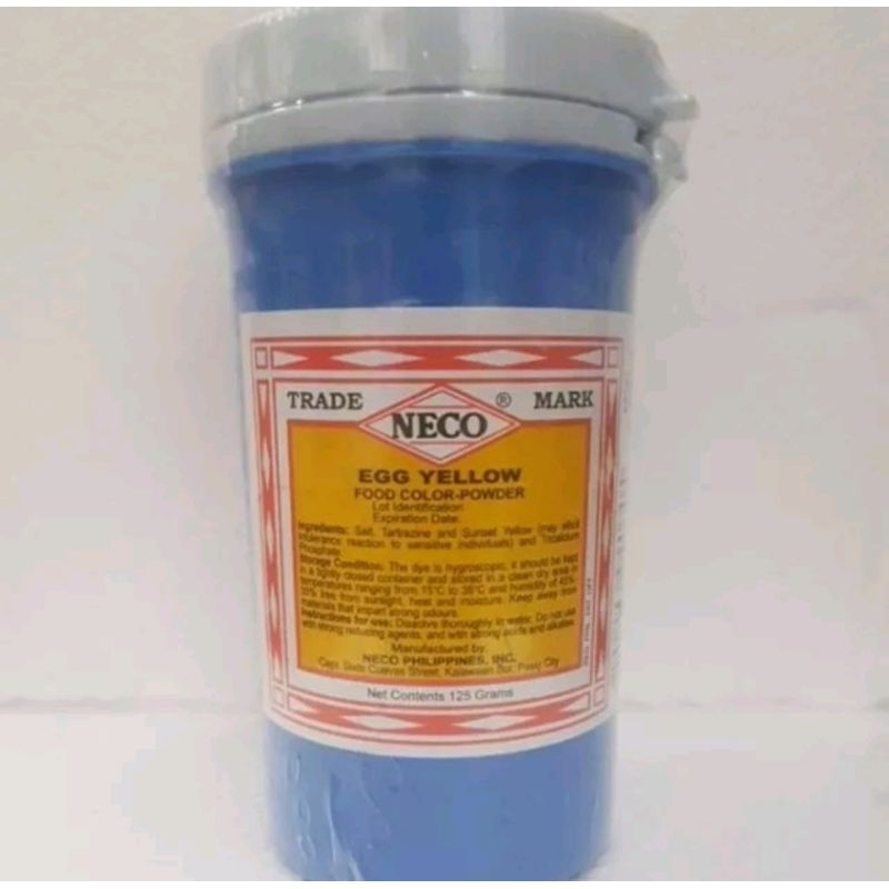 Egg Yellow 125grams (neco food color powder) | Shopee Philippines