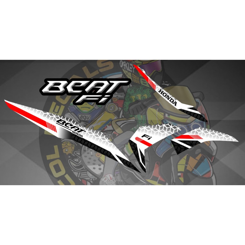 honda beat v2 strip decals 2 | Shopee Philippines