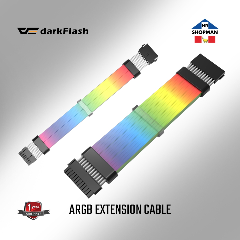 Darkflash LG01 24Pin / LG02 6+2PIN*2 8Pin aRGB Power Supply Extension ...