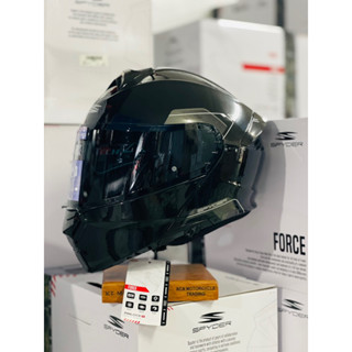 SPYDER FORCE V2 Modular Helmet with Dual Visor (Free Clear Visor ...