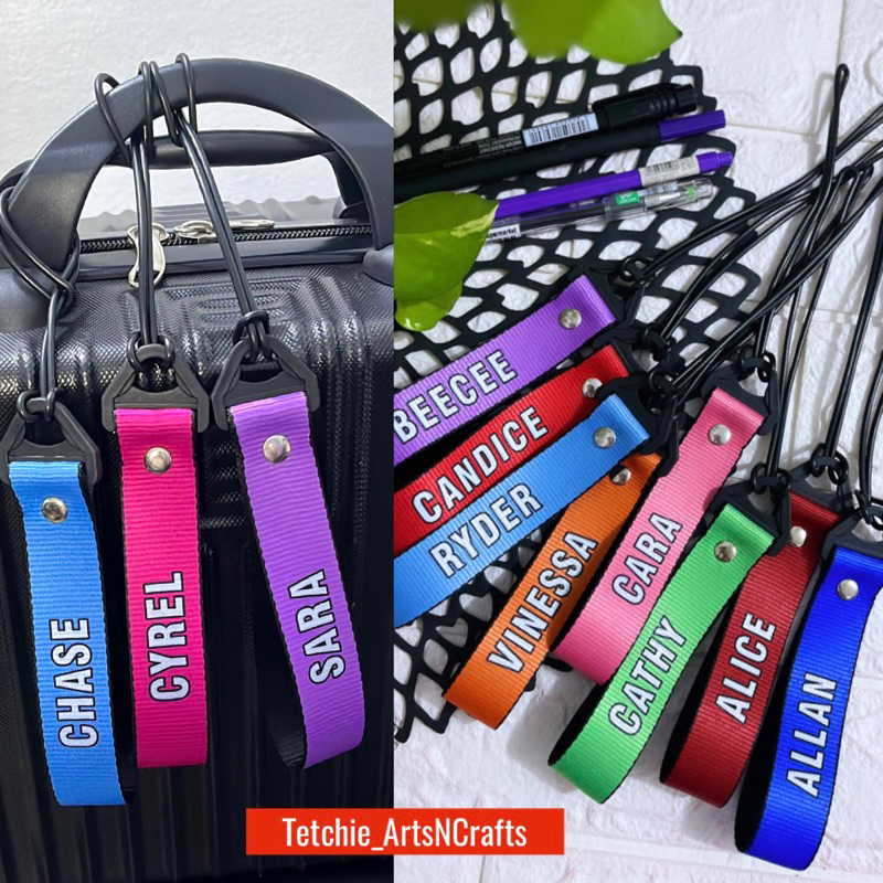 REGULAR SIZE- PLAIN LUGGAGE/ BAG TAG - PERSONALIZED | Shopee Philippines