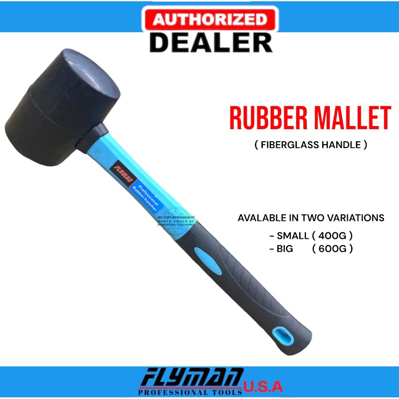 Flyman Tools Usa Rubber Mallet 400 Grams And 500 Grams Original ...