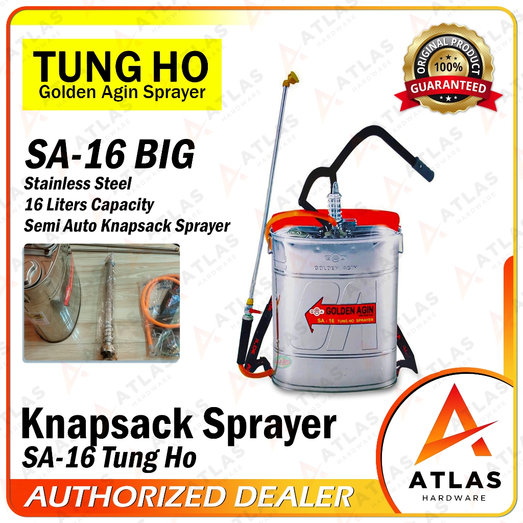 (Original) Golden Agin Tungho Knapsack Sprayer SA16 16Liters | Shopee ...
