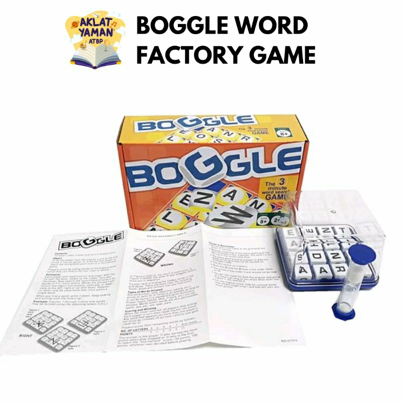 BOGGLE Word Factory Classic Game | Shopee Philippines