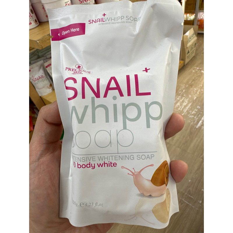 Snail Whipp Soap by Precious Skin Thailand 120g | Shopee Philippines