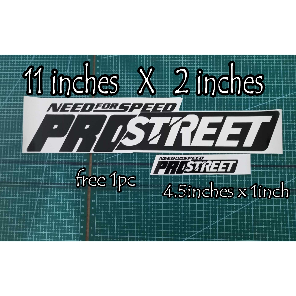 Need for Speed Prostreet Decal vinyl sticker w/ freebies | Shopee ...