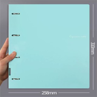 A4 folder punching binder four-hole clip file folder insert transparent ...