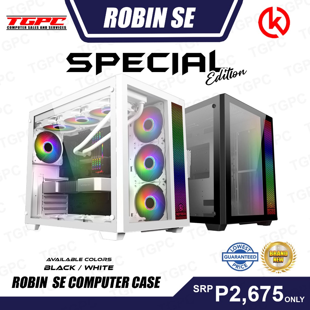 KEYTECH ROBIN SE (special edition) GAMING CASE FOR ATX MATX ITX ...
