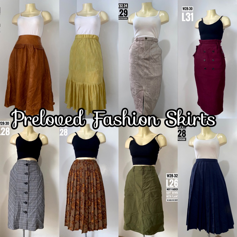 Skirts Preloved for Women Assorted | Shopee Philippines