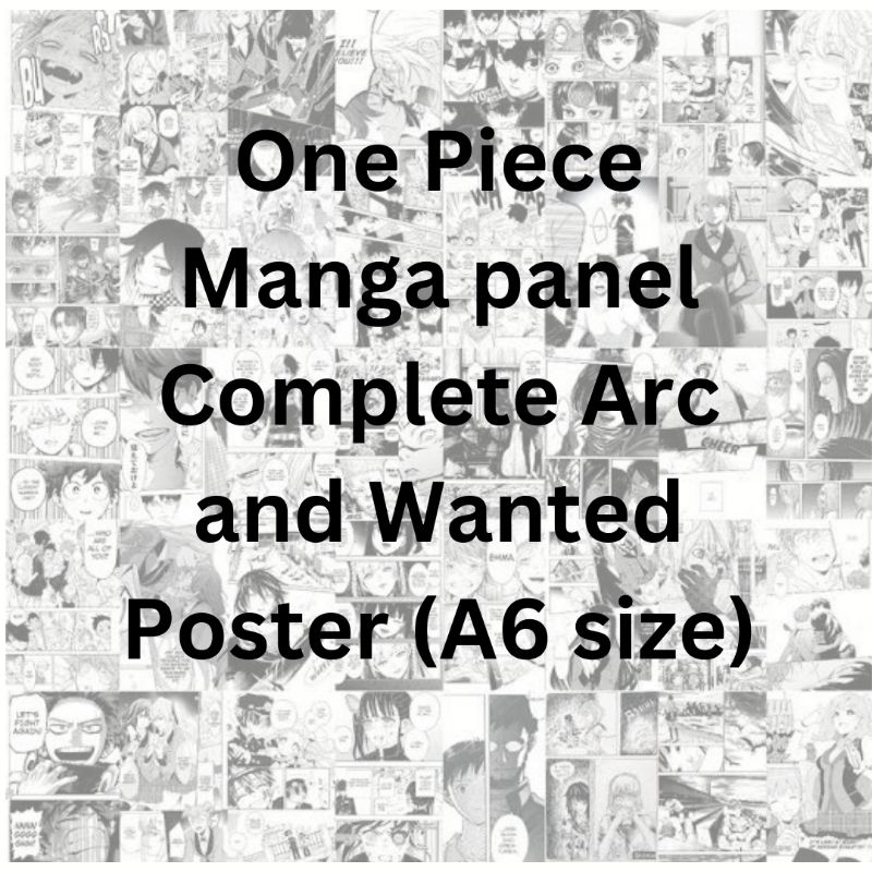 One Piece Manga panel Complete Arc (A6 size) | Shopee Philippines