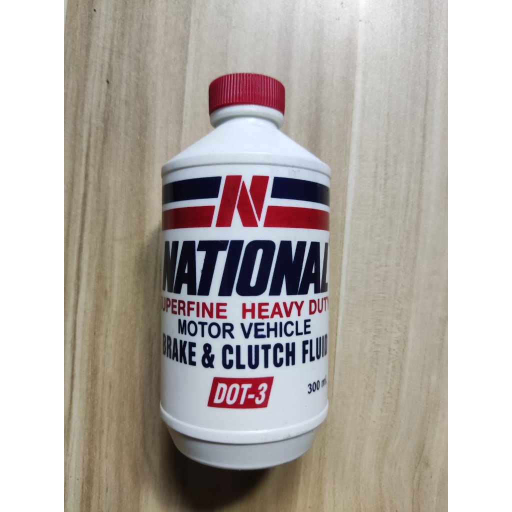 National Brake and Clutch Fluid DOT-3 300mL Superfine Heavy Duty | Shopee Philippines