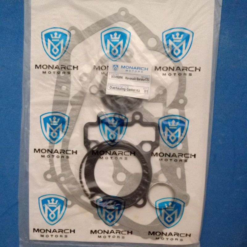 Overhauling Gasket Kawasaki Barako 175 Monarch Motors Brand | Shopee ...