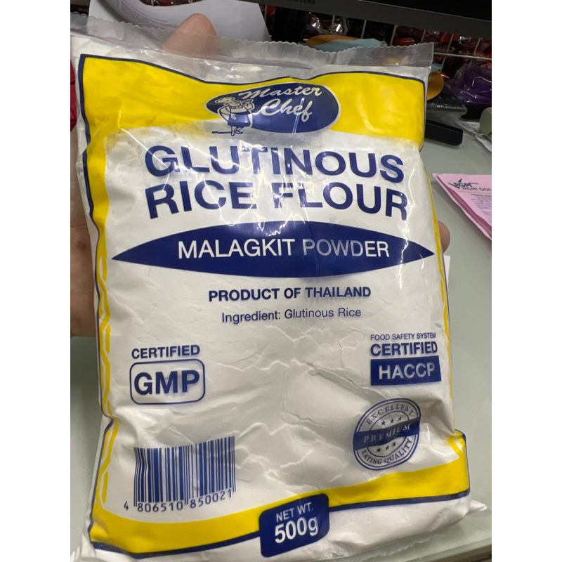 Master Chef Glutinous Rice flour Malagkit Powder 500g Thailand | Shopee ...