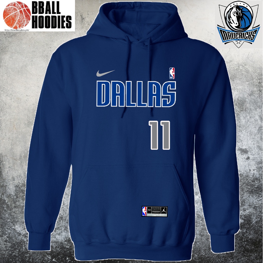 Dallas Mavericks Kyrie Irving 2 Hoodie Jacket Navy Blue Mall Quality ...