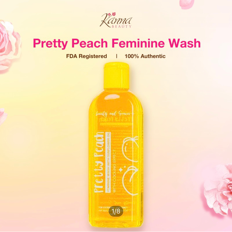 Pretty Peach Feminine Wash by Beauty and Graces 150ML | Shopee Philippines