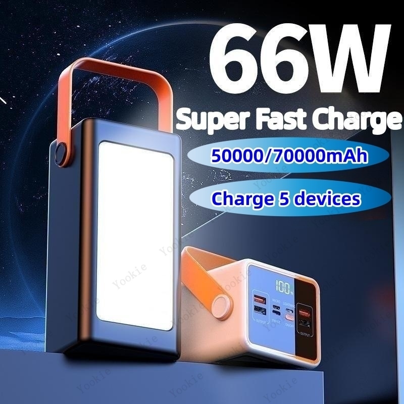 Portable 66W Super Fast Charging Power Bank 40000mAh Poverbank | Shopee ...