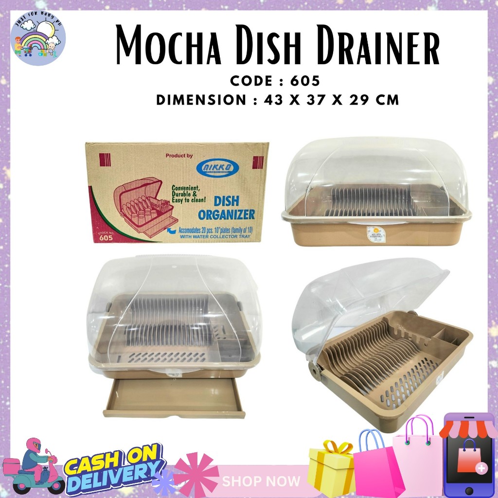 605 MOCHA DISH DRAINER/MOCHA DISH DRAINER/PLASTIC COLORED DISH DRAINER ...