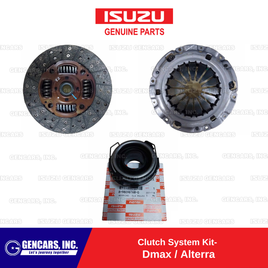 Isuzu Clutch Kit for Dmax / Alterra 4JJ1 2006-2013 (Genuine Parts ...