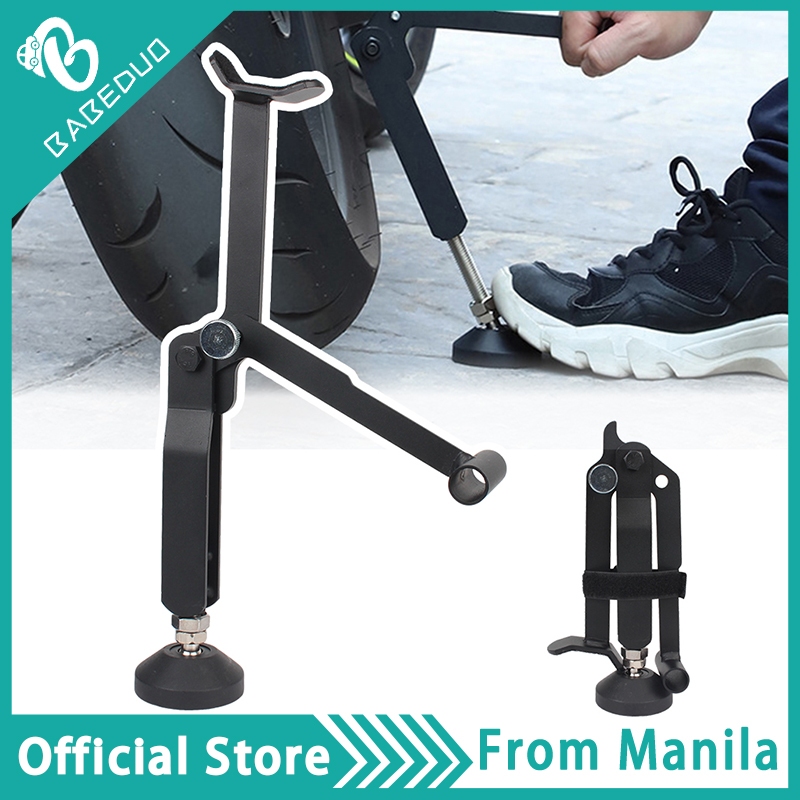 Foldable Motorcycle Wheel Support Side Stand Paddock Portable Lifting ...