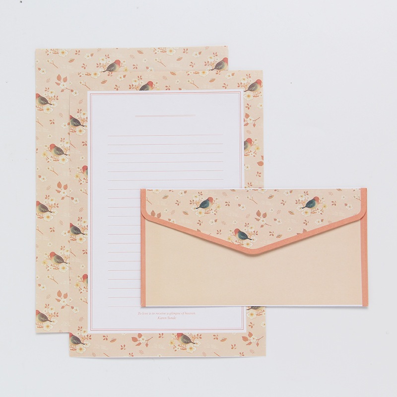 9 Pcs Creative Japanese Letter Paper Envelope Set Simple Romantic Retro ...