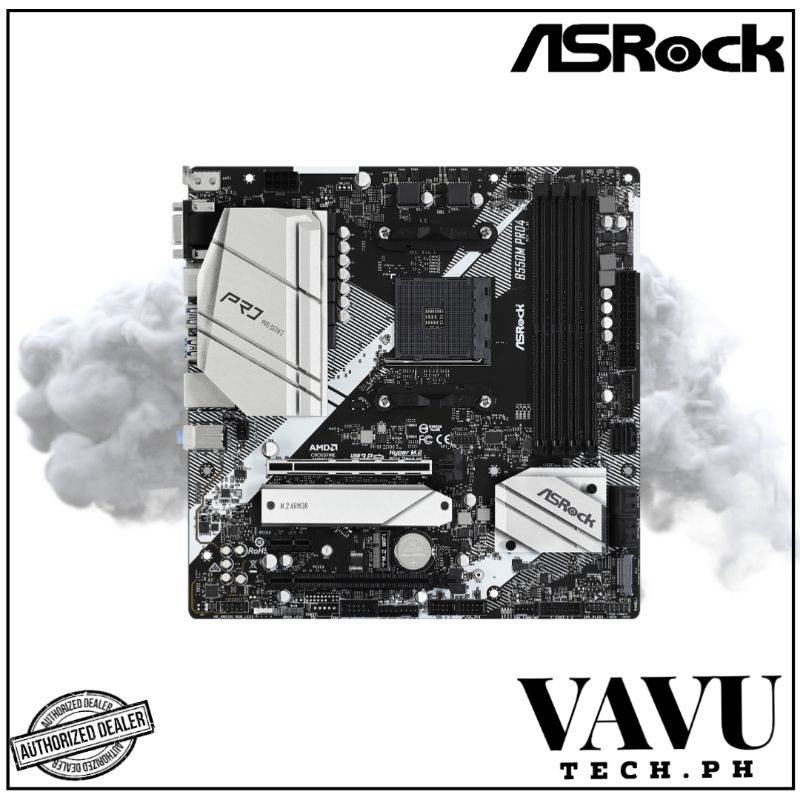 Asrock B550M Pro 4 AMD AM4 Socket Motherboard | Shopee Philippines