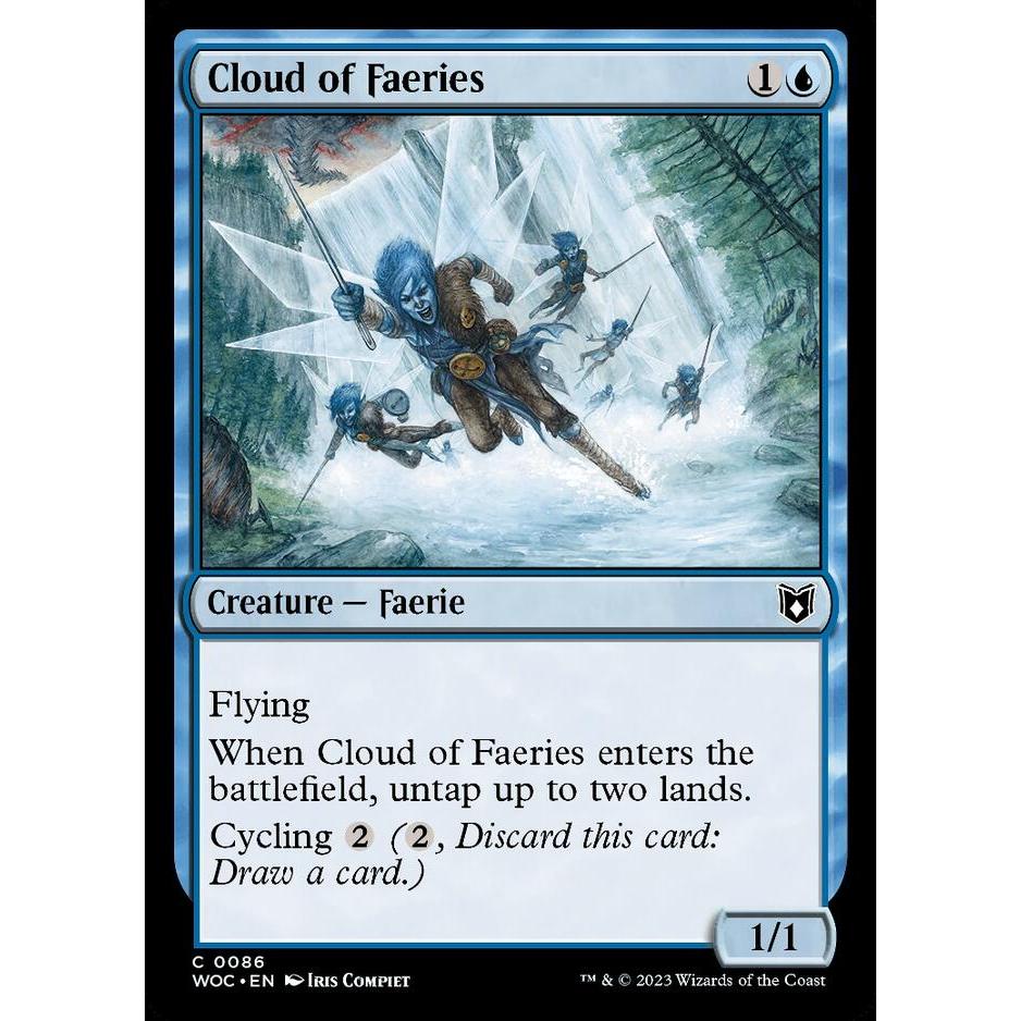Cloud of Faeries - Commander: Wilds of Eldraine (WOC) | Shopee Philippines