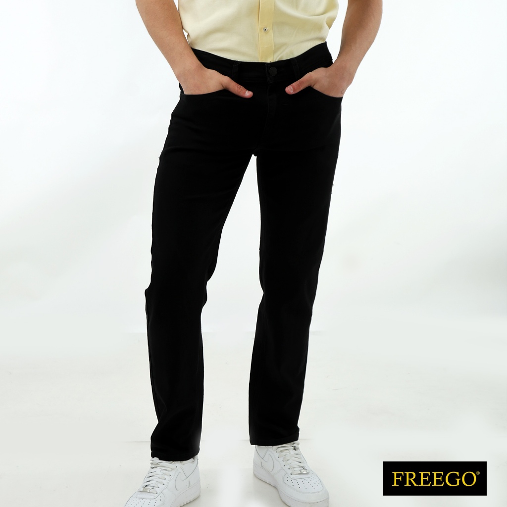 Freego Mens Denim Long Pants Slim Tapered Fit Stretch GSB23-0046 ...