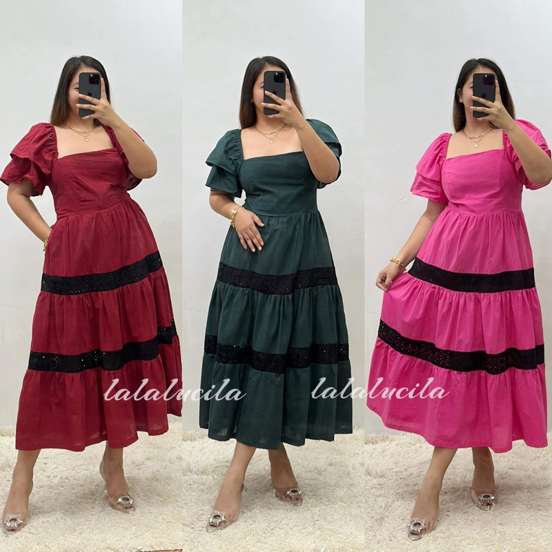 Hope PLUS SIZE Linen Dress fit to L-2XL | Shopee Philippines