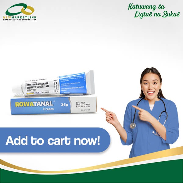 Rowatanal 26g (Zinc Oxide + Calcium Carbonate + Bismuth Subgallate ...