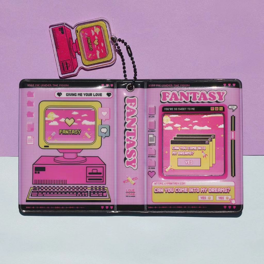 Y2K style card album/binder star storage album/idol star photo album ...