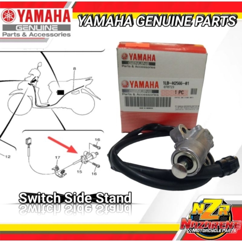 Switch Side Stand 1LB-H2566-01 Mio I 125 / Mio soul I 125 / Mio MXI 125 ...