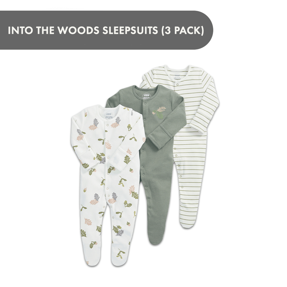 Mamas and Papas Into The Woods Sleepsuits (3 Pack) | Shopee Philippines