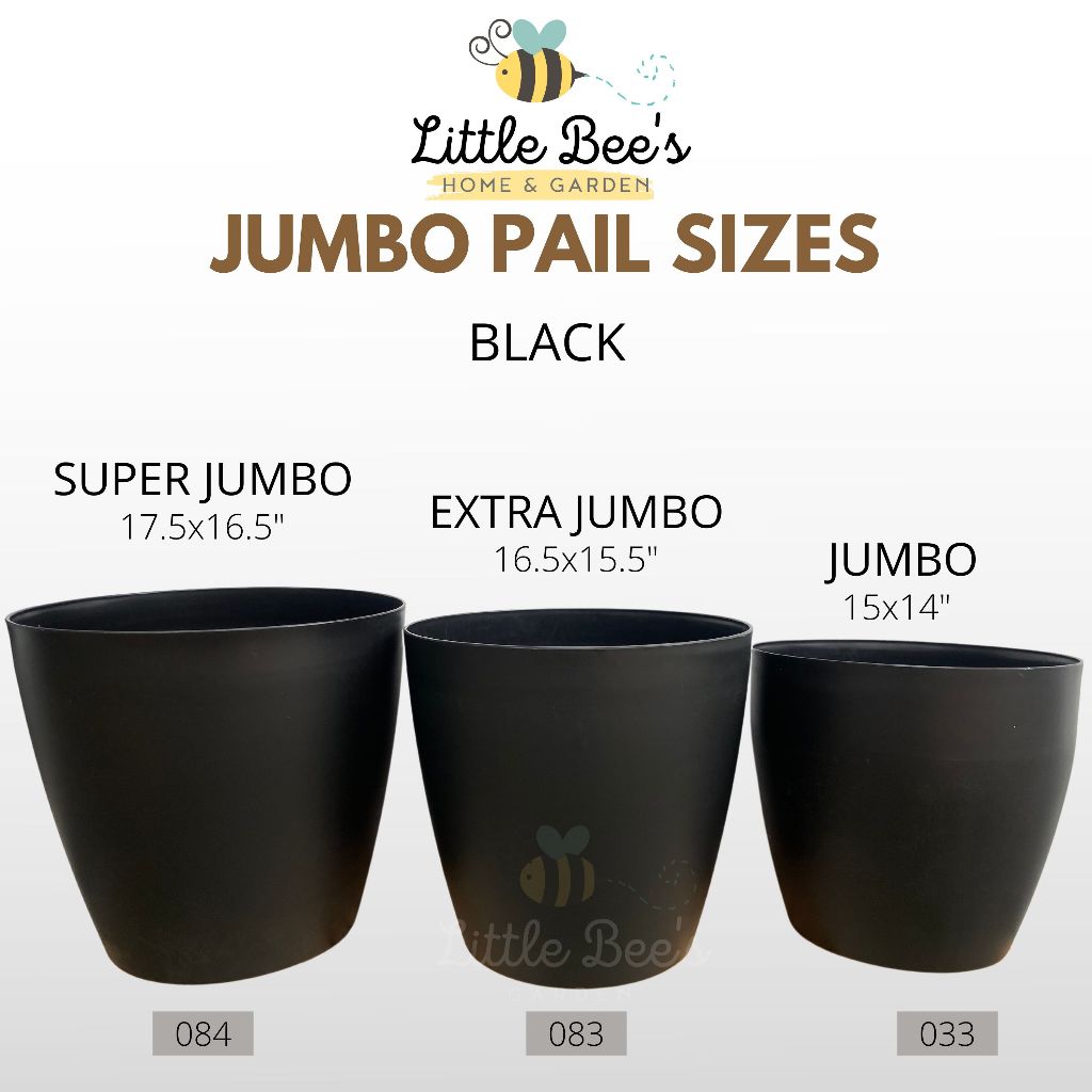 Super Jumbo Classy Minimalist Yayamanin Pots | White | Black ...