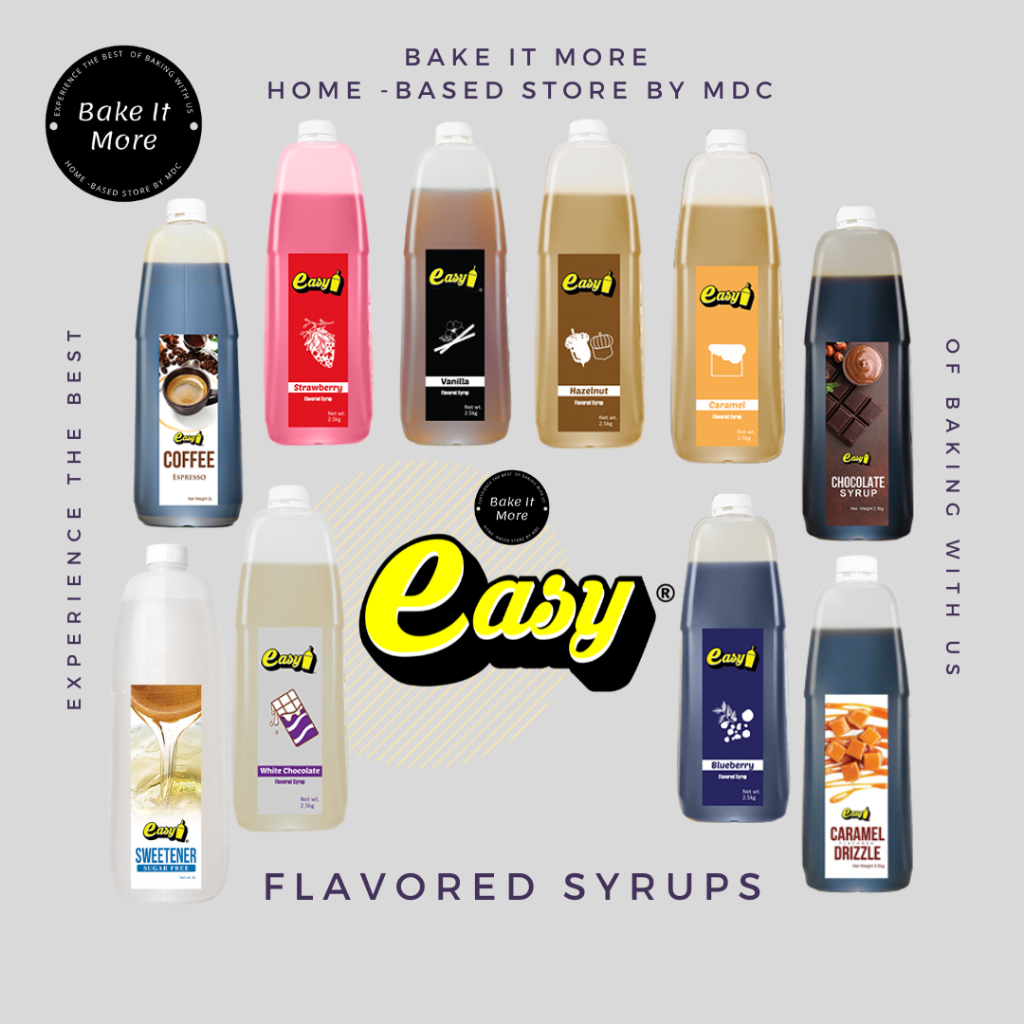 EASY Brand Flavored Syrups | Shopee Philippines