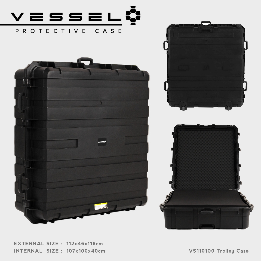 VESSEL DEFENDER VS110100 Large Hard Case for Photography Equipment ...
