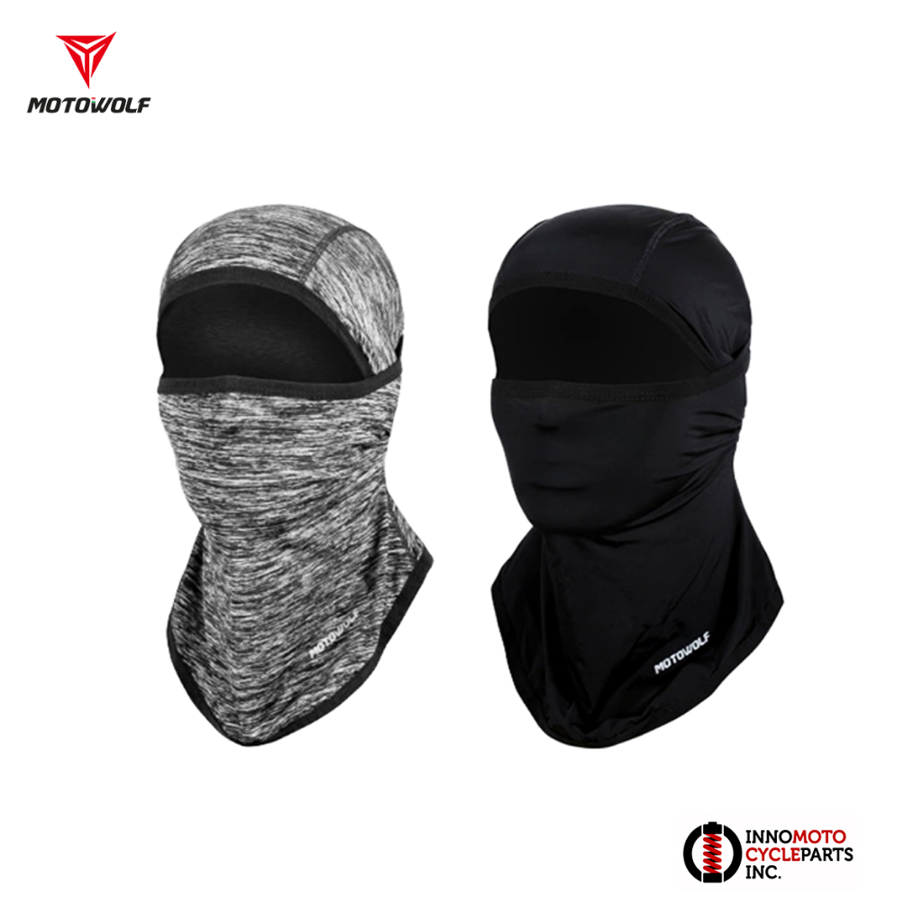 Motowolf Balaclava MDL1904 / 1929 Head Gear/Hood Black-Gray | Shopee ...