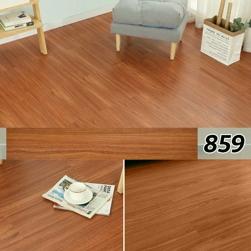 3D Vinyl Floor Sticker Waterproof 91.44x15.24cm Self Adhesive PVC Tiles ...