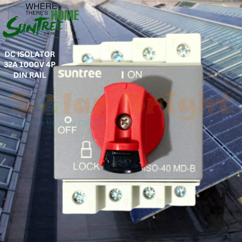 SUNTREE DC Isolator 1000V DC 32A IP66 Rating Solar Waterproof Isolator Switch | Shopee Philippines