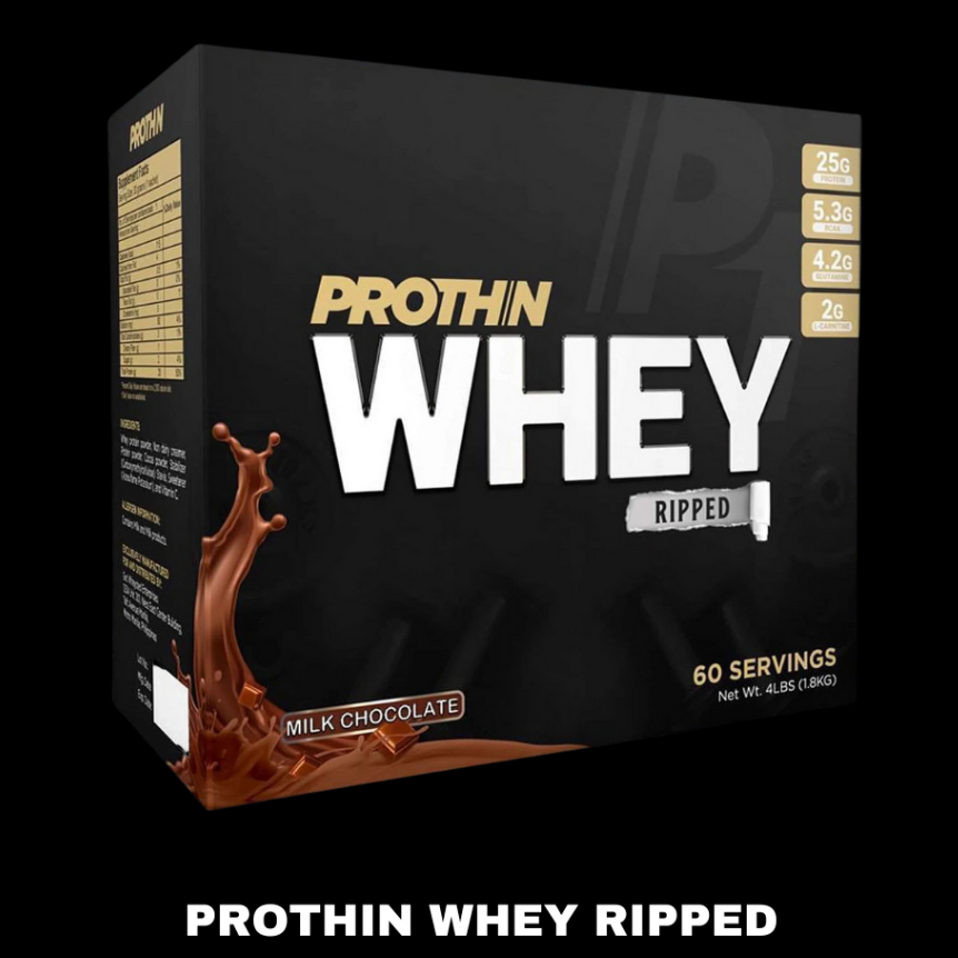 Prothin Whey For Muscle Recovery With Fat Burner 25g Protein Whey ...