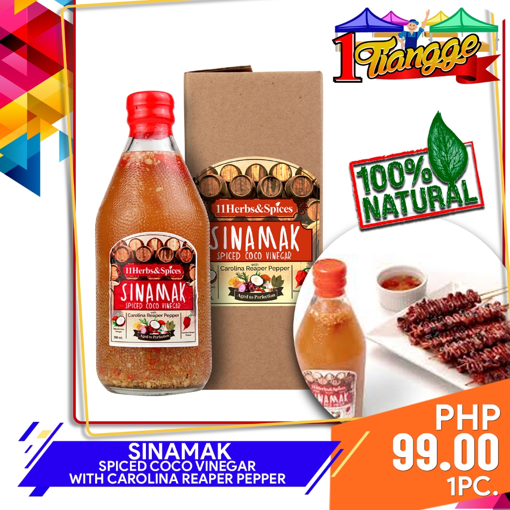 1Tiangge Sinamak Spiced Coco Vinegar 350ml (11Herbs&Spices) Lowering ...