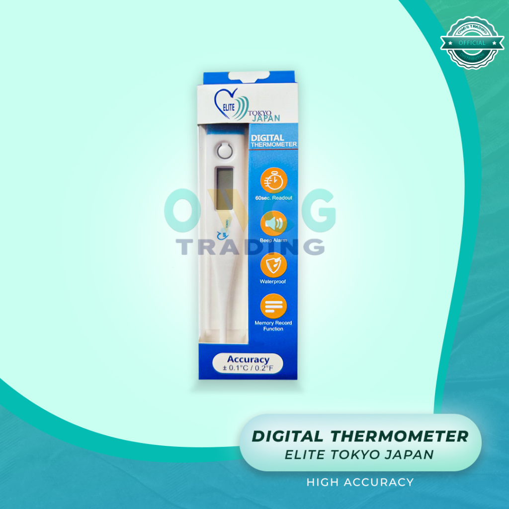 24 HOURS SHIP OUT ELITE Digital Thermometer with Automatic Alarm ...